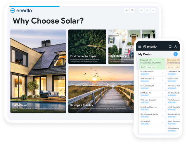 Enerflo | YOUR Solar Platform for Residential Solar Sales and Installation